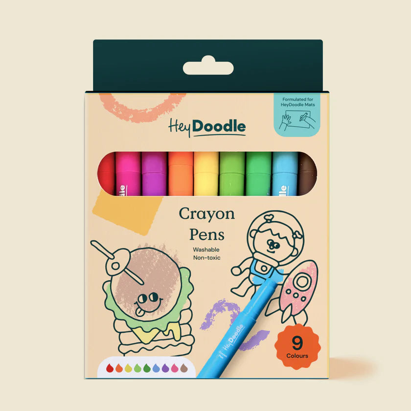 Washable Crayon Pens I Casual Collections